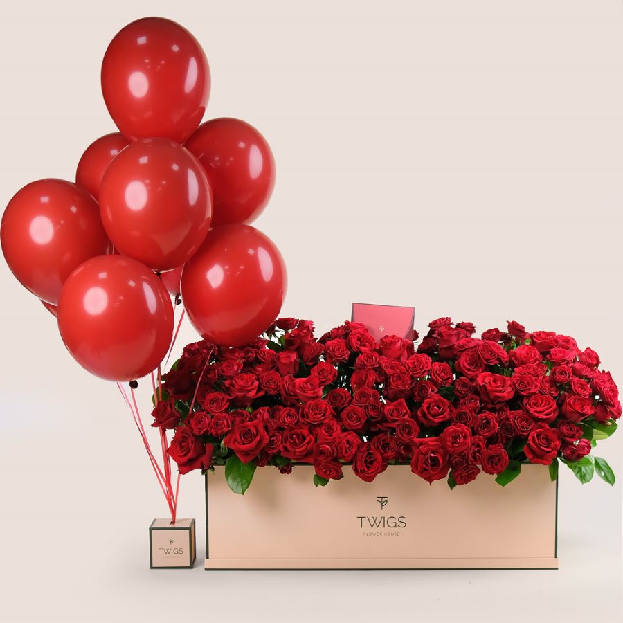 Red Roses & Valentine’s Day Flowers in UAE | Same-Day Delivery by TWIGS ...