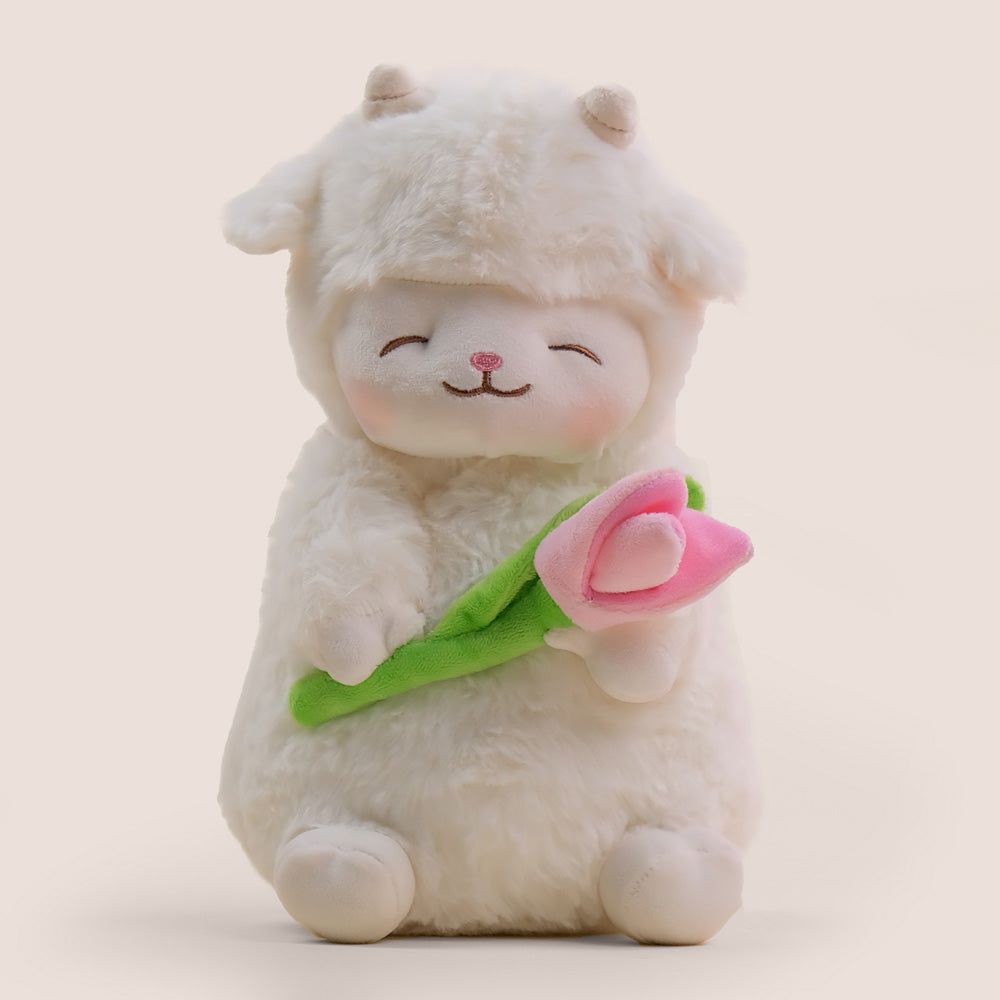 Soft White Plush Lamb | Cuddly Doll Gift | TWIGS UAE