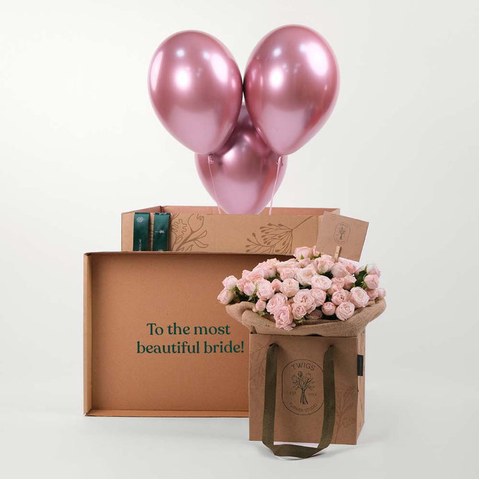 Bombastic Spray Rose Pink Surprise Box – TWIGS