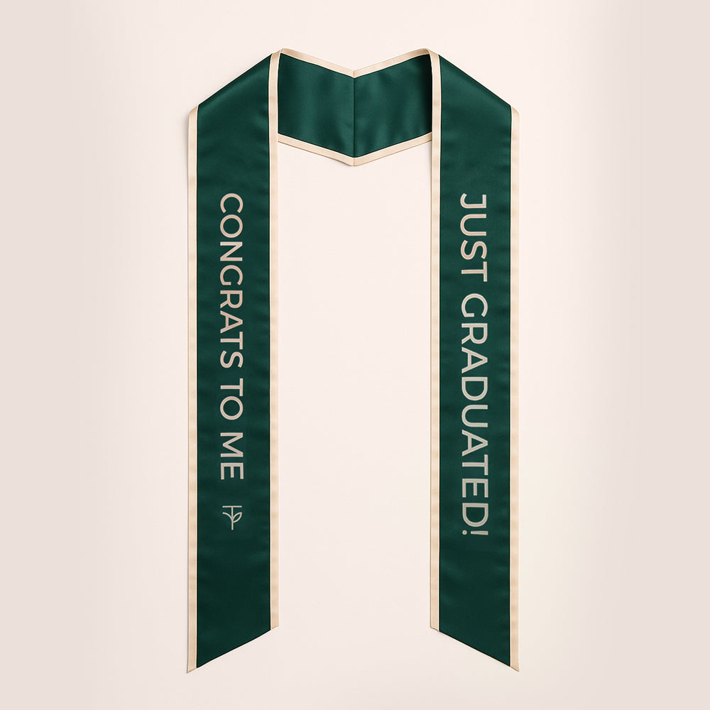 Graduation Sash – “Just Graduated / Congrats to Me” | Dubai Same-Day ...